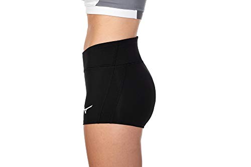 Mizuno Women's Apex 2.5" Inseam Volleyball Short, Black, Large