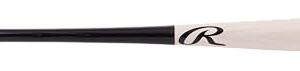 Rawlings Player Preferred 271 Ash Wood Baseball Bat, 33 inch, Black/White (271RAB-33)