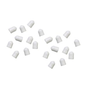 closetmaid 21203 small plastic end caps for wire shelving, 1000-pack, white, 1000 count