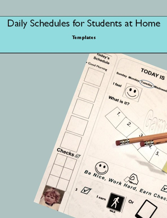 Daily Schedules for Students at Home