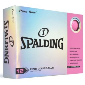 Spalding Pure Spin 12 Ball Pack - Pink