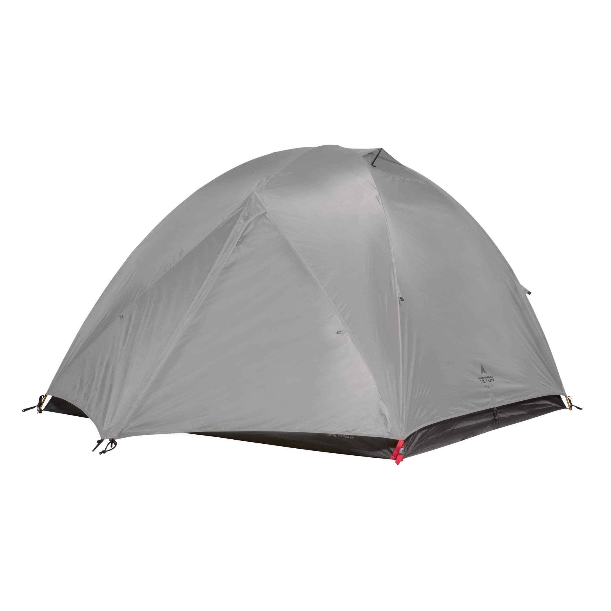 TETON Sports Mountain Ultra Tent; 4 Person Backpacking Dome Tent for Camping; Grey (2008GY)