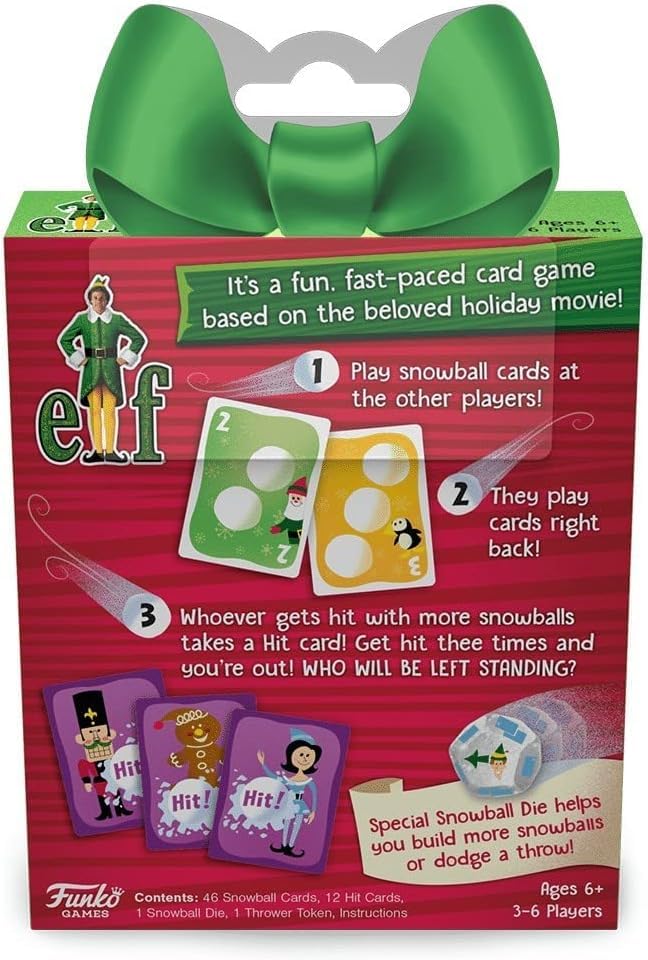 Funko Elf - Snowball Showdown Card Game, Multicolour