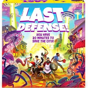 Funko Games Funko Board Signature Last Defense Game - Light Strategy Board Game for Children & Adults (Ages 10+) - 2-4 Players - Collectible Vinyl Figure - Gift Idea