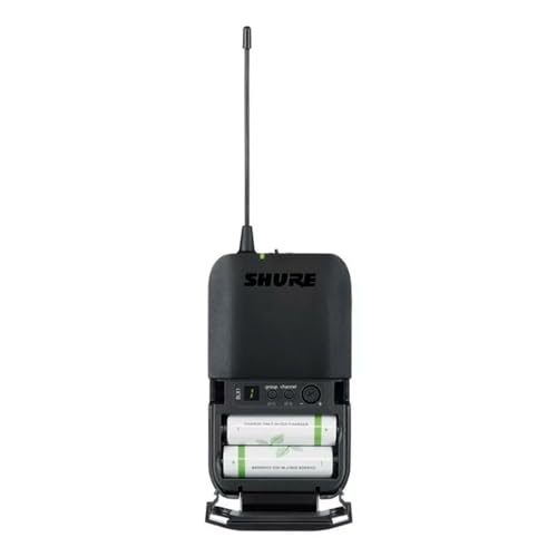 Shure BLX1 Wireless Bodypack Transmitter with On/Off Switch, Adjustable Gain Control, TQG Connector - for use with BLX Wireless Microphone Systems (Receiver Sold Separately) | J11 Band