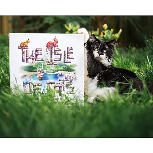 City of Games The Isle of Cats - Rescue as Many Cats As Possible for 1-4 Players, Ages 8+