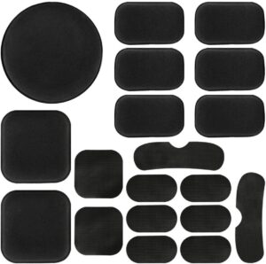 hunting explorer tactical airsoft helmet pads eva foam, 19pcs/set helmet replacement foam padding kits set accessories mats for fast/mich/ach/usmc/pasgt helmet