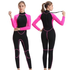 flexel wetsuit women full body 2mm, wet suits for women full wetsuits in cold water weather, diving suit for womens plus size wetsuit neoprene for surf swim snorkeling canoeing scuba kayaking