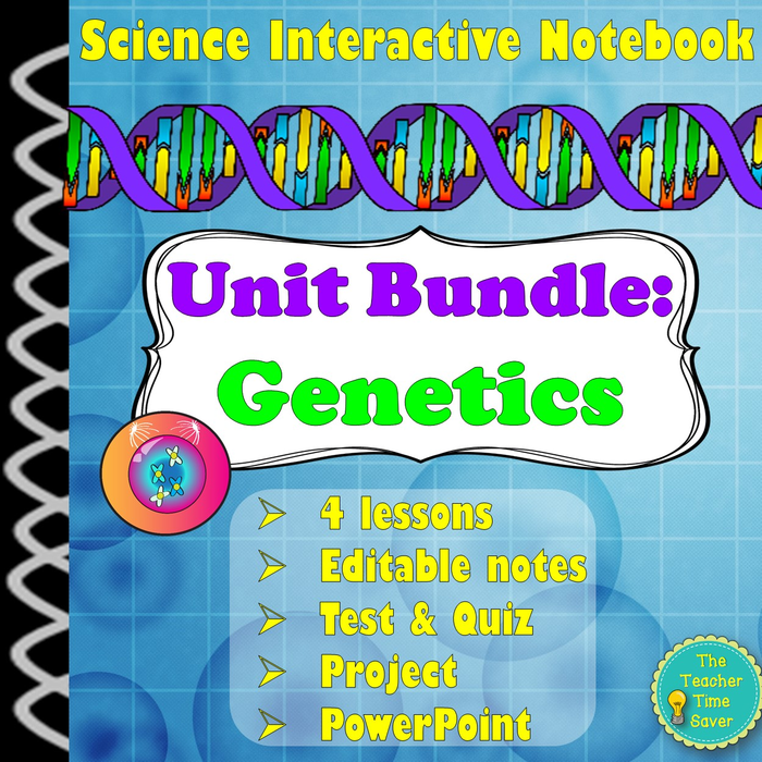 Heredity and Genetics Interactive Notebook