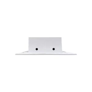 BUILDMART - 12x4 Modern AC Vent Cover - Decorative White Air Vent - Standard Linear Slot Diffuser - Register Grille for Ceiling, Walls & Floors - Texas Buildmart