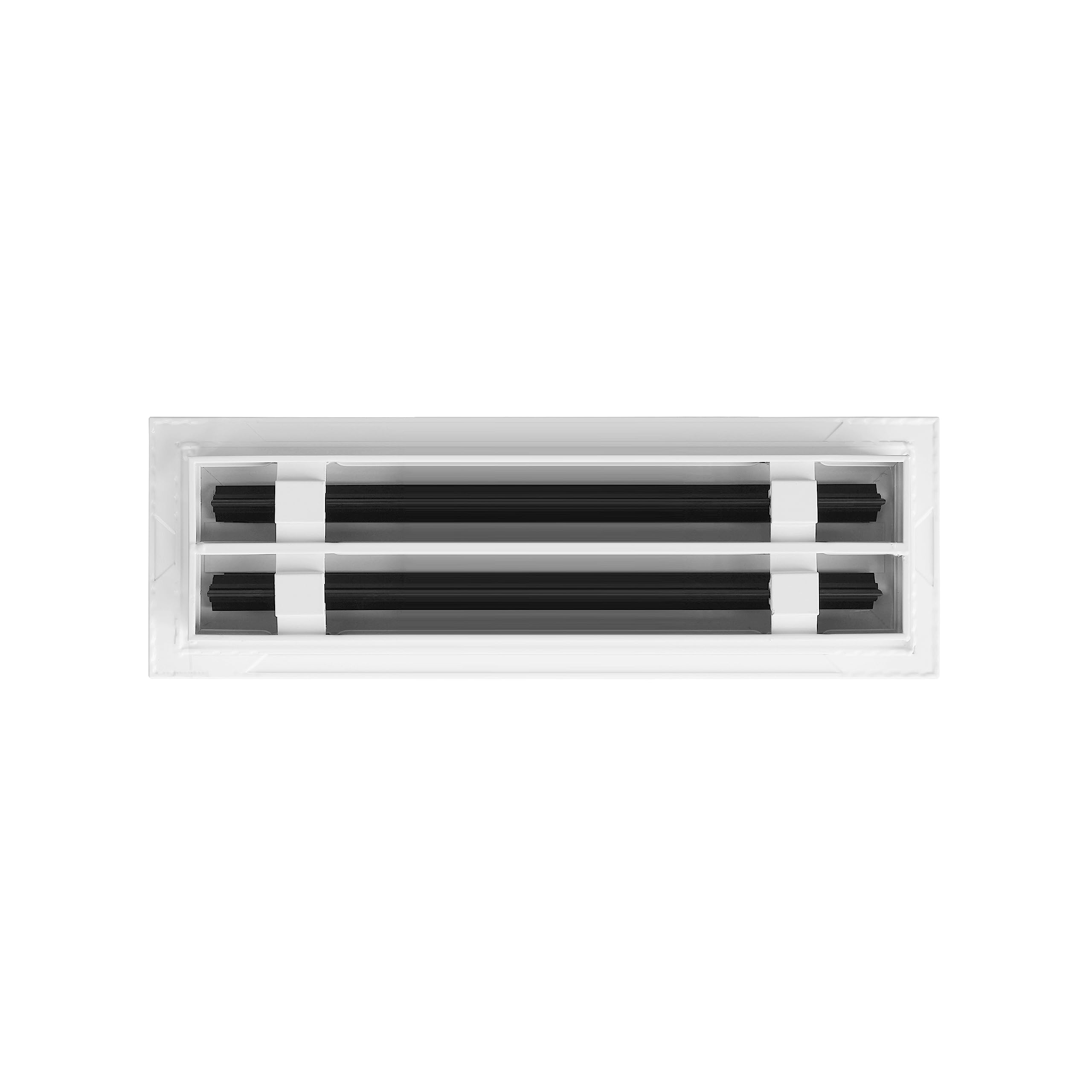 BUILDMART - 12x4 Modern AC Vent Cover - Decorative White Air Vent - Standard Linear Slot Diffuser - Register Grille for Ceiling, Walls & Floors - Texas Buildmart