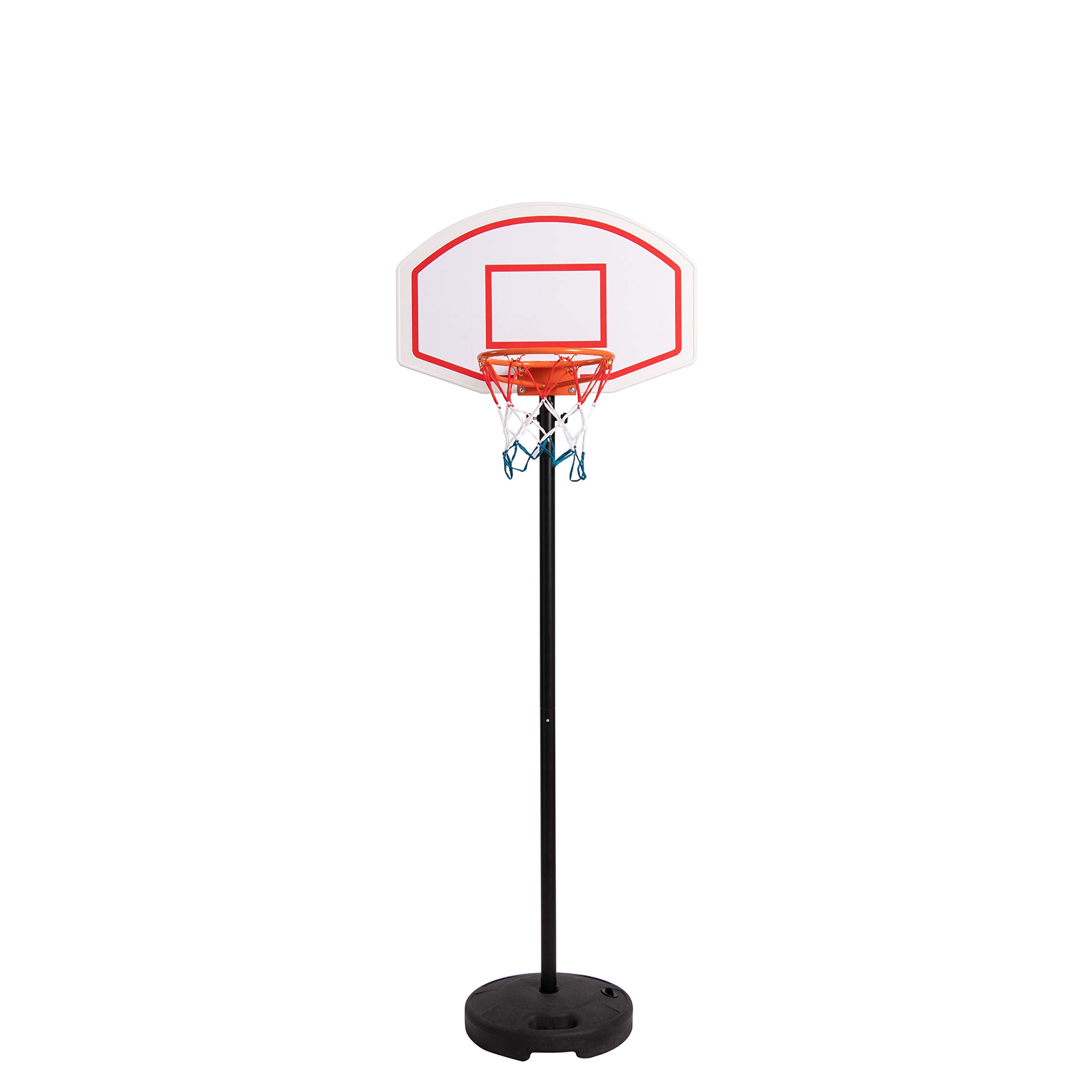 Hathaway Street Ball Portable Basketball System, White