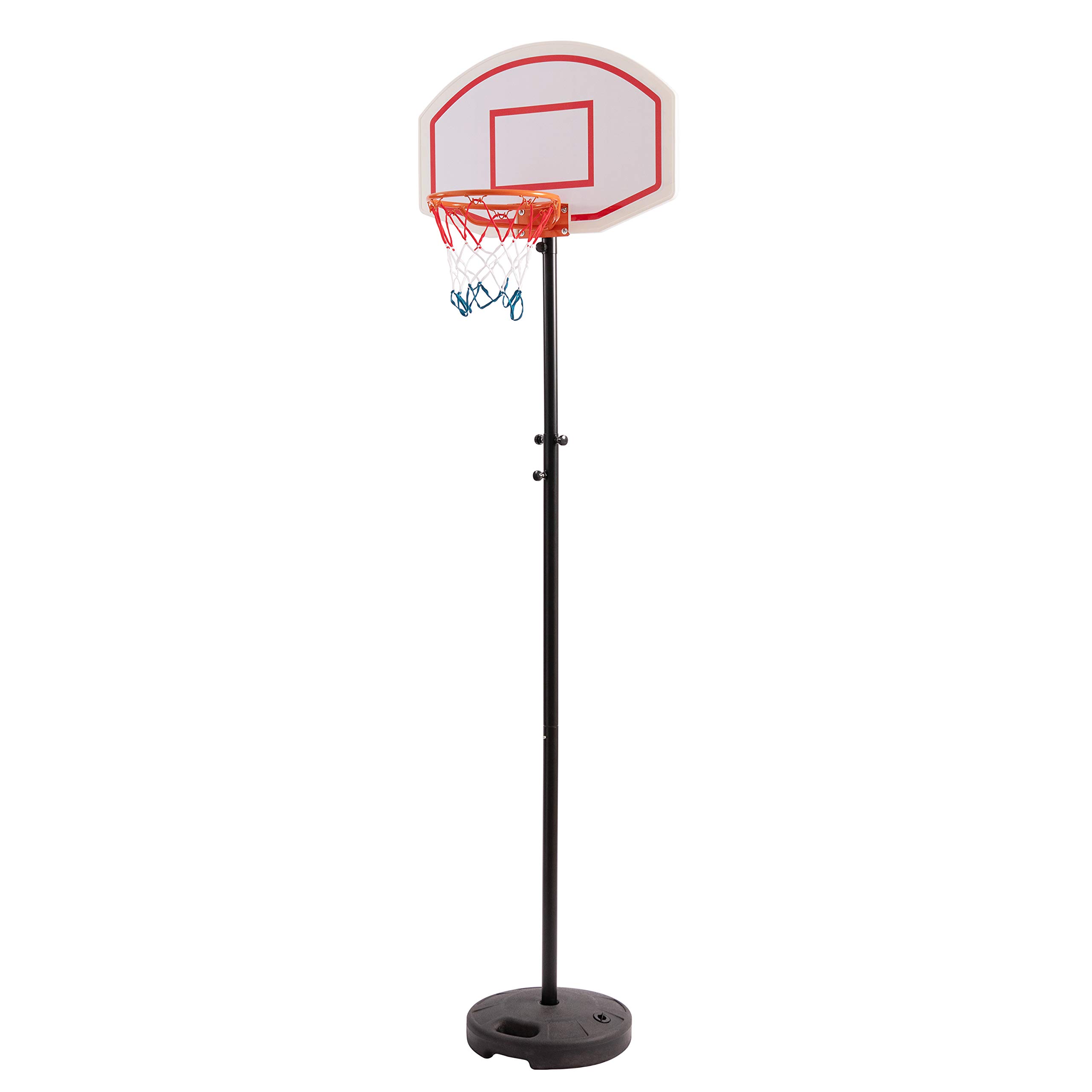 Hathaway Street Ball Portable Basketball System, White