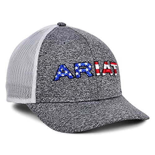 ARIAT Patriotic Label Logo Cap Gray OSFM