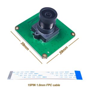 Raspberry Pi Industrial Camera Module STARVIS IMX327LQR Color CMOS Sensor 2.13M Pixel for Rasp Pi 5 4 3B+ 3B A+ CM3+ CM3 CM4,Support Bullseye libcamera (IMX327)