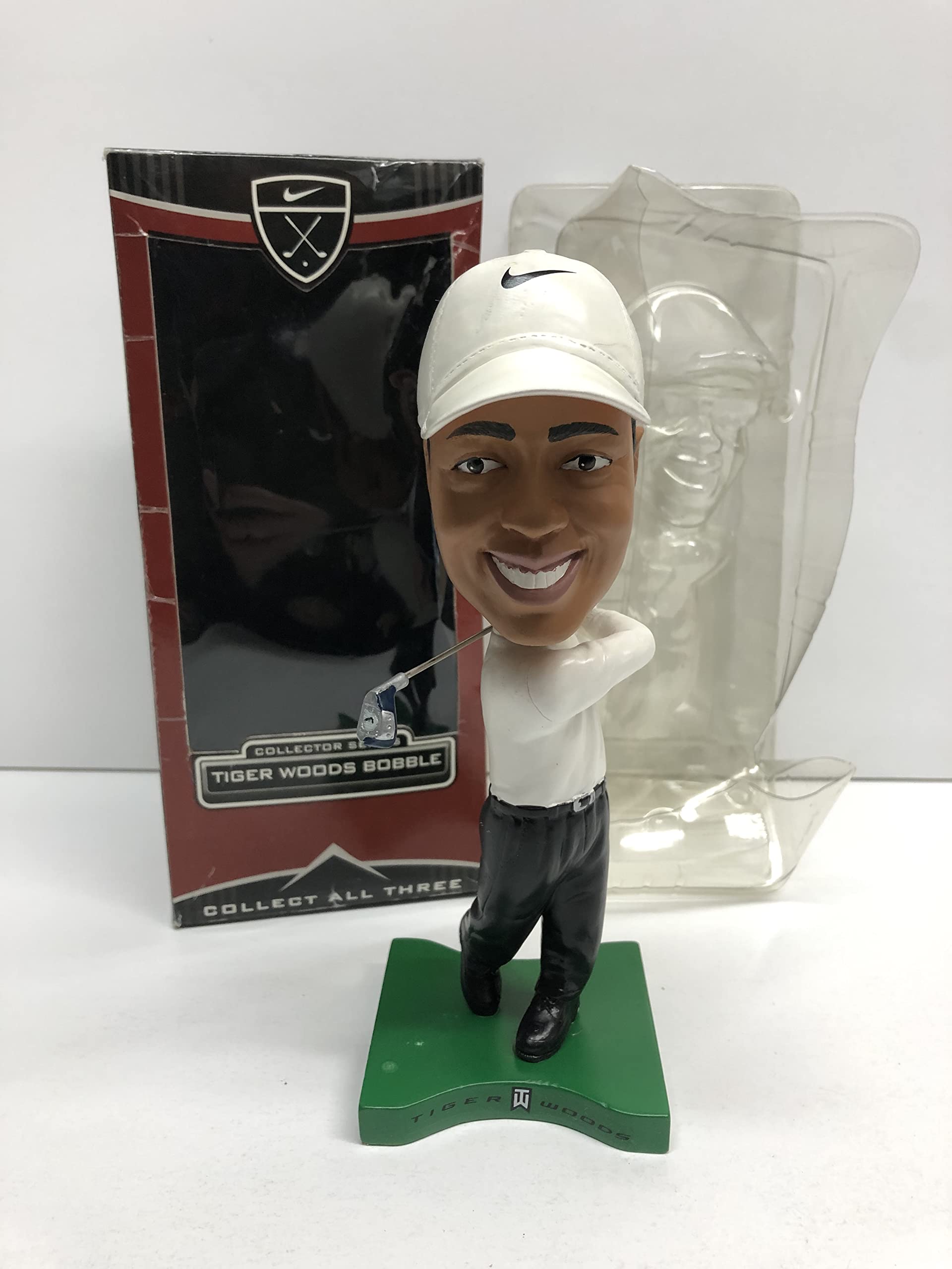 Tiger Woods NIKE Collector Series Limited Edition Premium Bobblehead Bobble swinging golf club