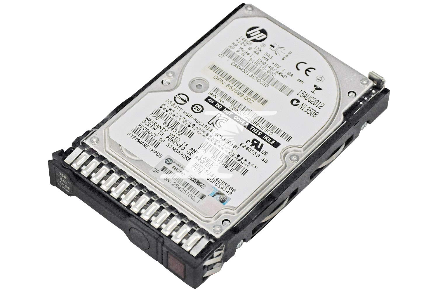 HPE HP 653950-001 146GB 15K 6Gbps 2.5" SAS Internal Hard Drive