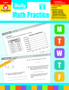 daily math practice, grade 5 - teacher's edition, e-book