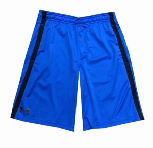 under armour men's ua tech heatgear athletic mesh shorts (m, royal)