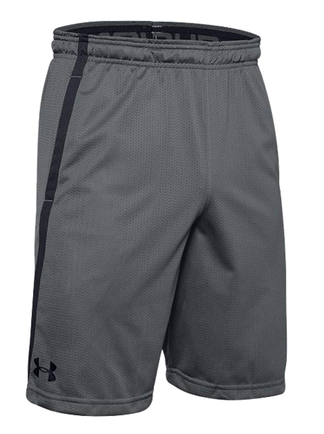 Under Armour Men's UA Tech HeatGear Athletic Mesh Shorts (M, Grey)