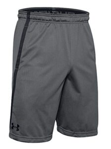 under armour men's ua tech heatgear athletic mesh shorts (3xl, grey)