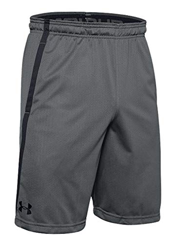 Under Armour Men's UA Tech HeatGear Athletic Mesh Shorts (3XL, Grey)