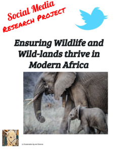 ensuring wildlife and wild lands thrive in modern africa - social media science lesson plan activity