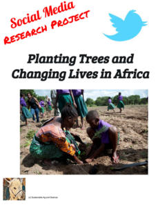 planting trees and changing lives in africa - social media lesson plan research project