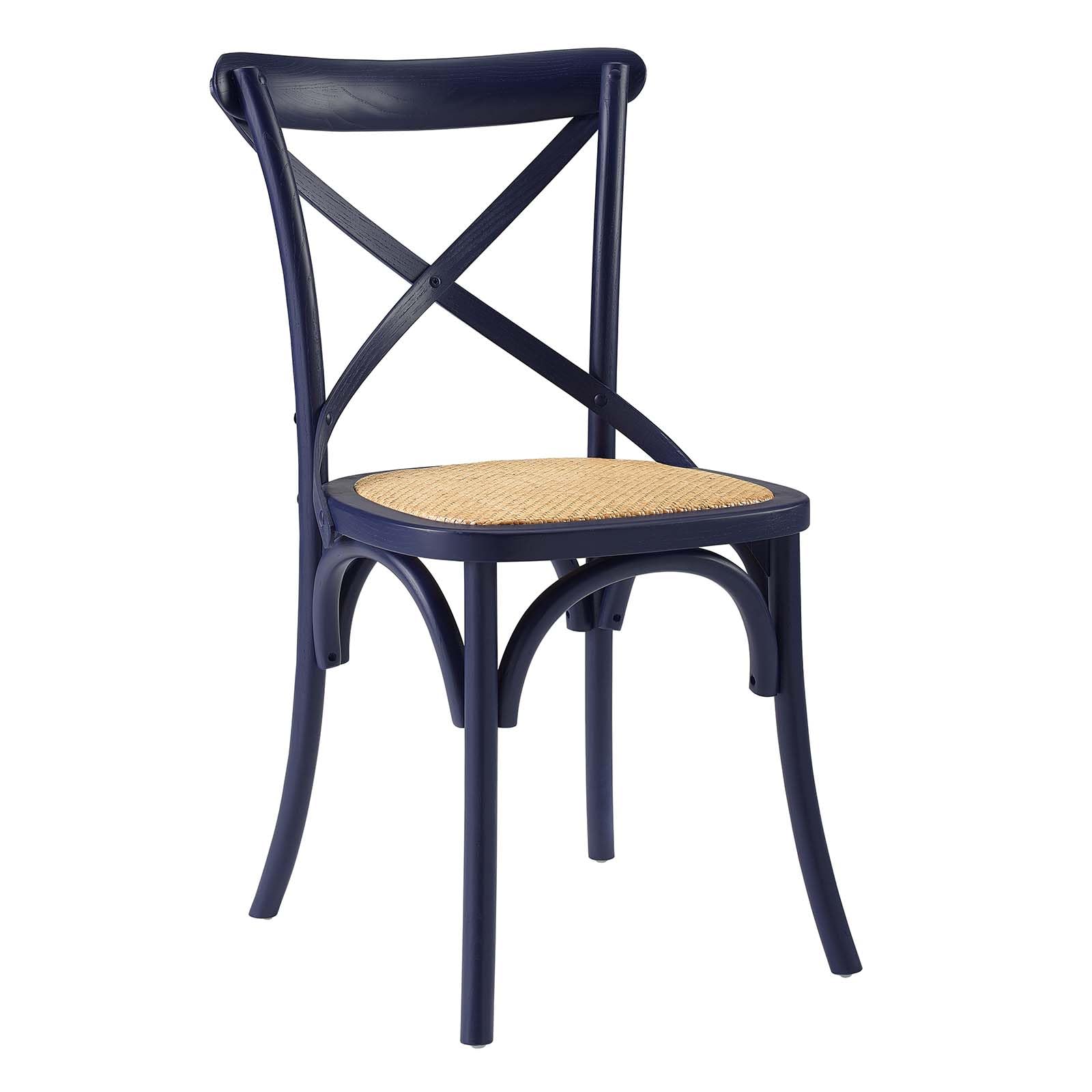 Modway Gear Side, Dining Chair, Midnight Blue