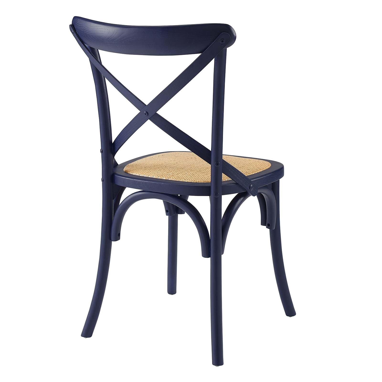 Modway Gear Side, Dining Chair, Midnight Blue