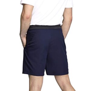 Speedo Men's Shorts Mid Length Team Warm Up , New Speedo Navy, XX-Large