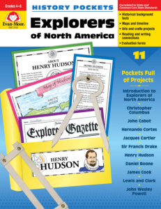 history pockets: explorers of north america, grades 4-6 - teacher reproducible, e-book