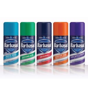 Barbasol Original Thick and Rich Shaving Cream, 7 Ounce, Pack of 6