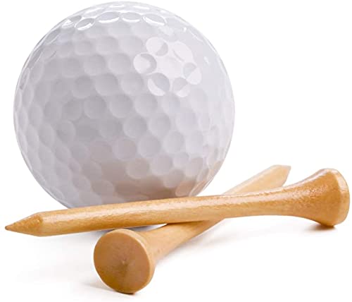 WHAMZ33 W Professional Wooden Golf Tees 2 3/4 inch Tee Pack of 100 Golf Tee