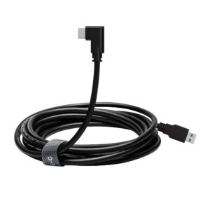 vokoo link cable compatible with meta/oculus quest 3 accessories, usb c 3.2 gen1 high speed data transfer & fast charging cable, 16ft