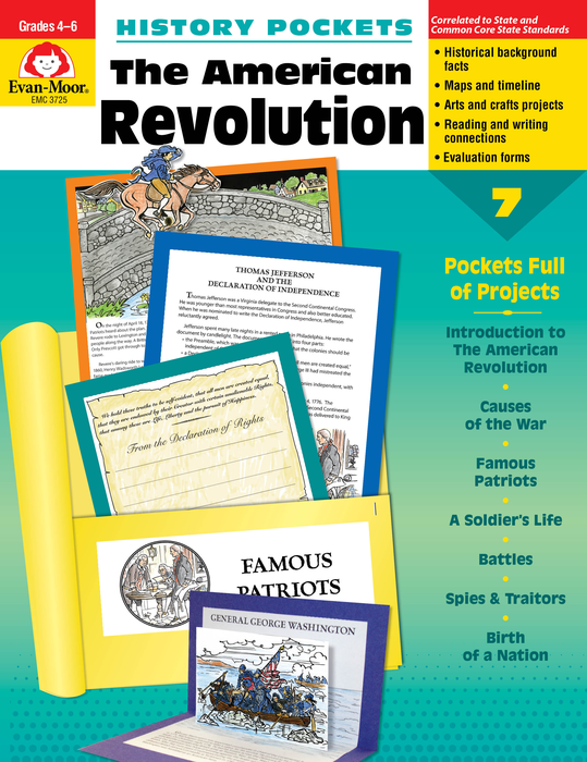 History Pockets: The American Revolution, Grades 4-6 - Teacher Reproducible, E-book