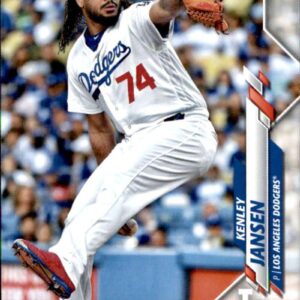 2020 Topps Opening Day #101 Kenley Jansen Los Angeles Dodgers Baseball Card