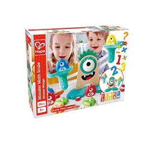 Hape Math Monster Scale Toy, STEAM Toy, L: 15, W: 7.1, H: 5.6 inch