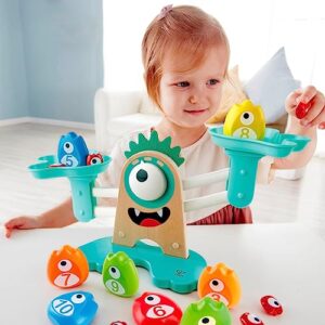 Hape Math Monster Scale Toy, STEAM Toy, L: 15, W: 7.1, H: 5.6 inch