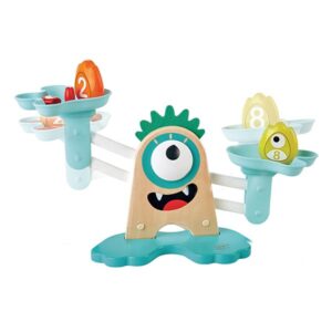 Hape Math Monster Scale Toy, STEAM Toy, L: 15, W: 7.1, H: 5.6 inch