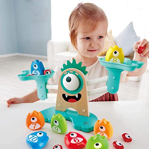 Hape Math Monster Scale Toy, STEAM Toy, L: 15, W: 7.1, H: 5.6 inch