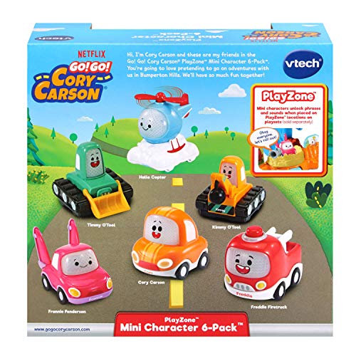 VTech Go! Go! Cory Carson PlayZone Mini Character 6-Pack, Multicolor