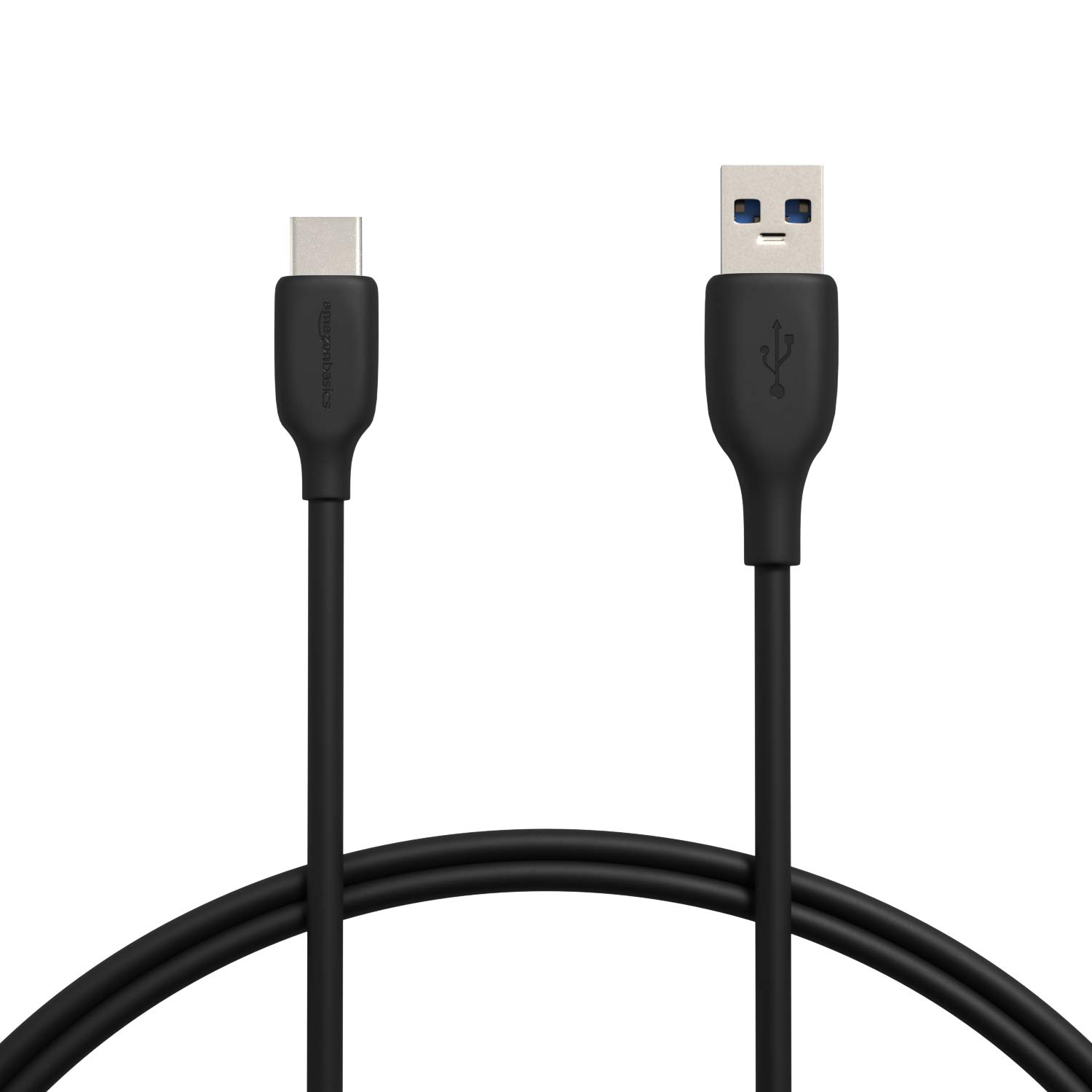 Amazon Basics USB-C to USB-A 3.1 Gen 2 Fast Charging Cable, 15W, 10Gbps High-Speed, 3 Foot, Black