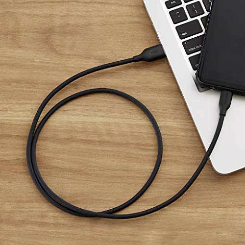 Amazon Basics USB-C to USB-A 3.1 Gen 2 Fast Charging Cable, 15W, 10Gbps High-Speed, 3 Foot, Black