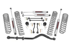 rough country 3.5" lift kit for 2020-2024 jeep gladiator jt 4wd - 64930