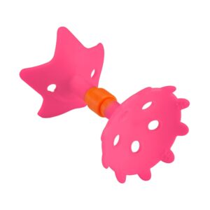 Innobaby Original Teethin Smart EZ Grip Star Teether and Sensory Toy for Babies and Toddlers. BPA Free Teether Pink