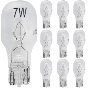 diximus 12 volt 7 watt low voltage t5 landscape bulb - landscape light bulbs - low voltage landscape light bulbs - 10 pack (clear)