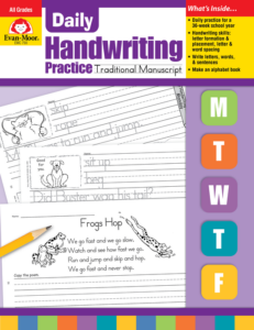 daily handwriting practice: traditional manuscript, grades k-6 - teacher's edition, e-book