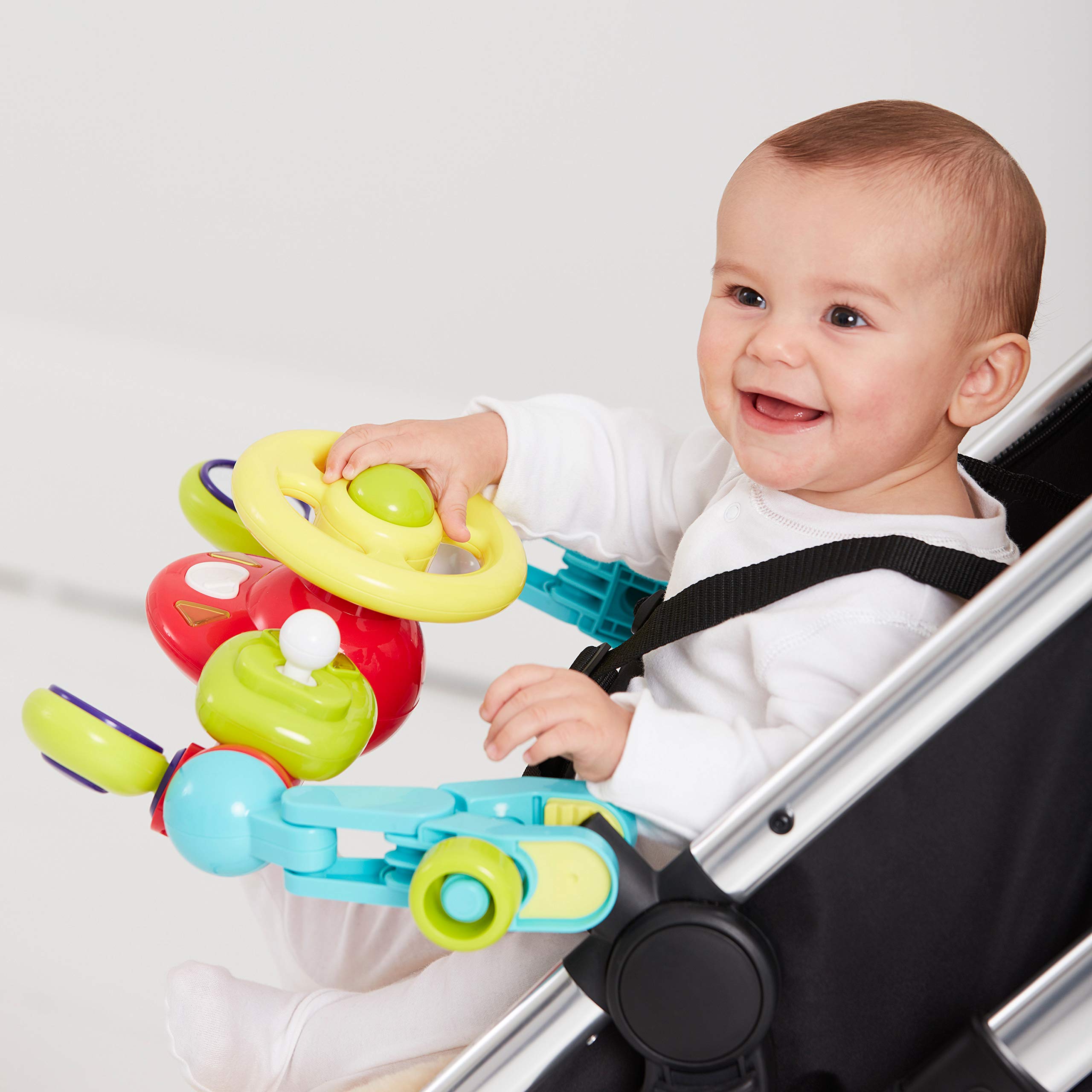 Early Learning Centre Lights and Sounds Buggy Driver, Hand Eye Coordination, Stimulates Senses, Kids Toys for Ages 06 Month by Just Play