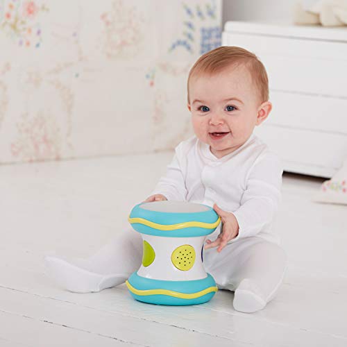 Early Learning Centre Lights & Sounds Drum, Hand Eye Coordination, Stimulates Senses, Kids Toys for Ages 09 Month, Amazon Exclusive